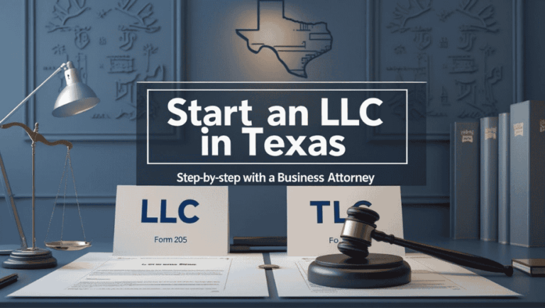 How to Form an LLC in Texas | Step-by-Step with a Houston Business Attorney